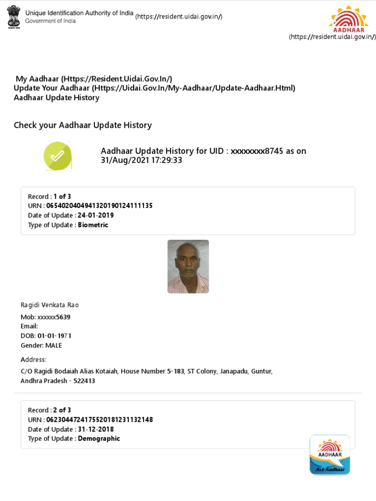 Home - Unique Identification Authority of India - Government of India ...