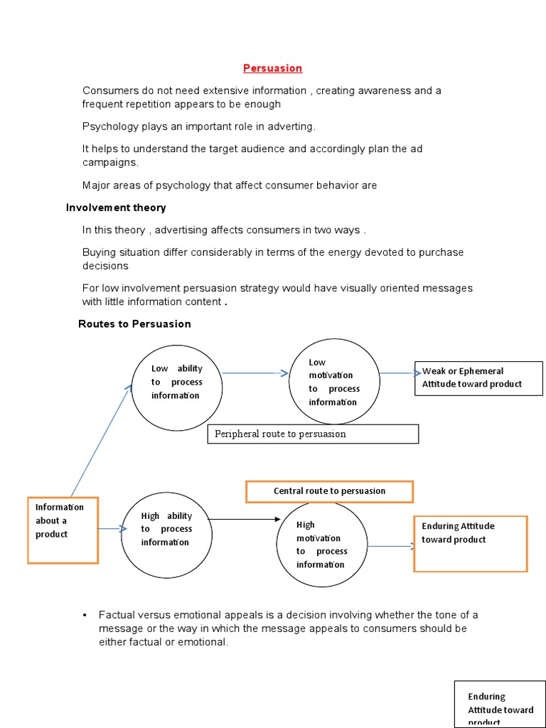 Understanding the Central and Peripheral Routes to Persuasion: An ...