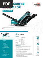 Model GT205S Mobile Screening Plant Model 205S Spec Sheet: Operational ...