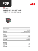 ABB 1SDA074172R1 Ekip Supply Data Sheet | PDF | Electrical Engineering | Electricity