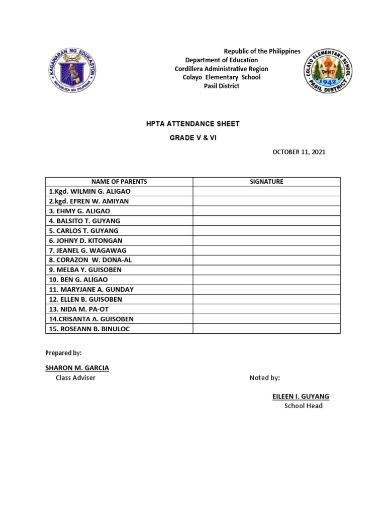 Republic of The Philippines Department of Education Cordillera ...