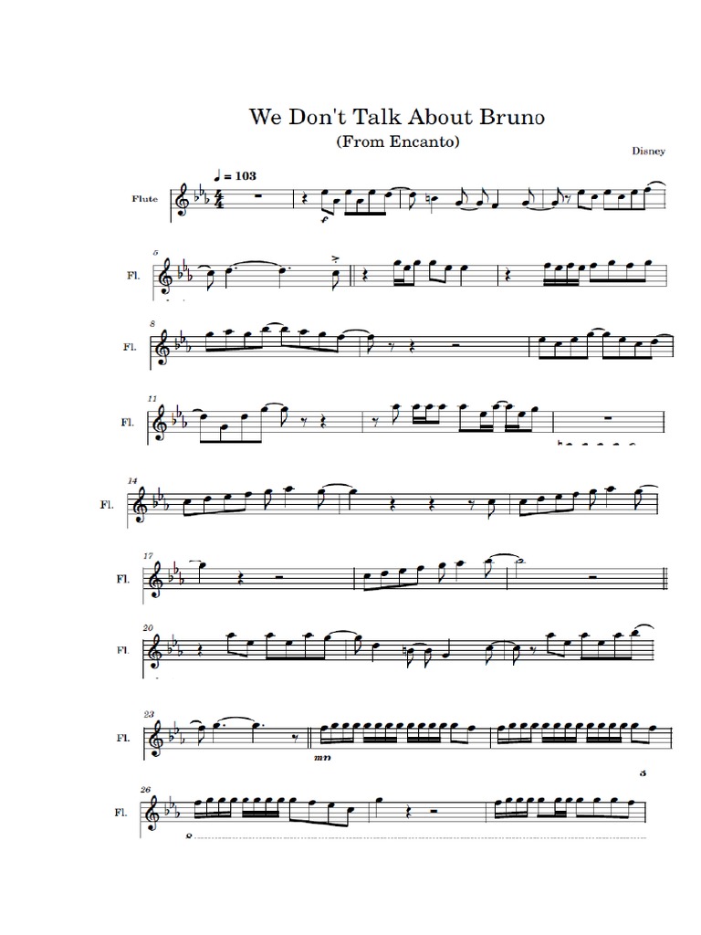 No Se Habla de Bruno Flauta | PDF