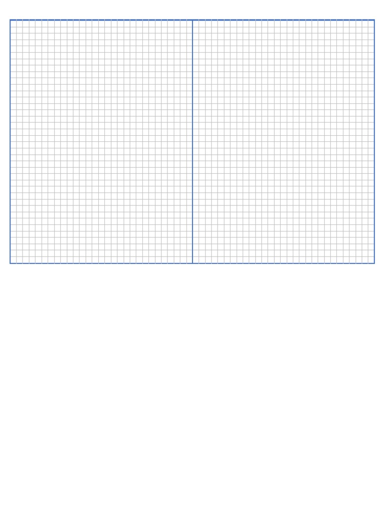 Hoja Cuadriculada Horizontal | PDF