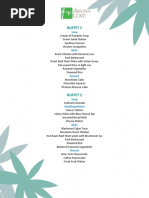 BQT Menu | PDF | Lunch | Curry