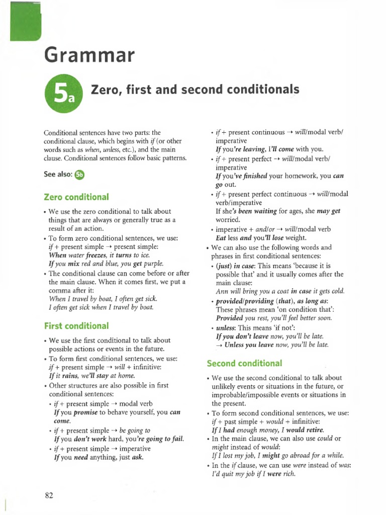 CONDITIONALS | PDF | Verb | Sentence (Linguistics)