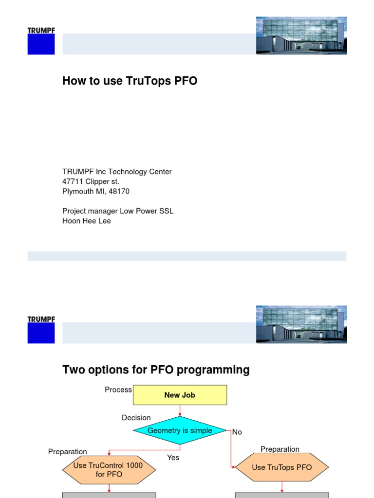 How To Use TruTops PFO | PDF | Angle | Zoom Lens