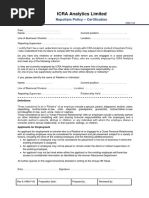 Employee Relatives Declaration Form | PDF
