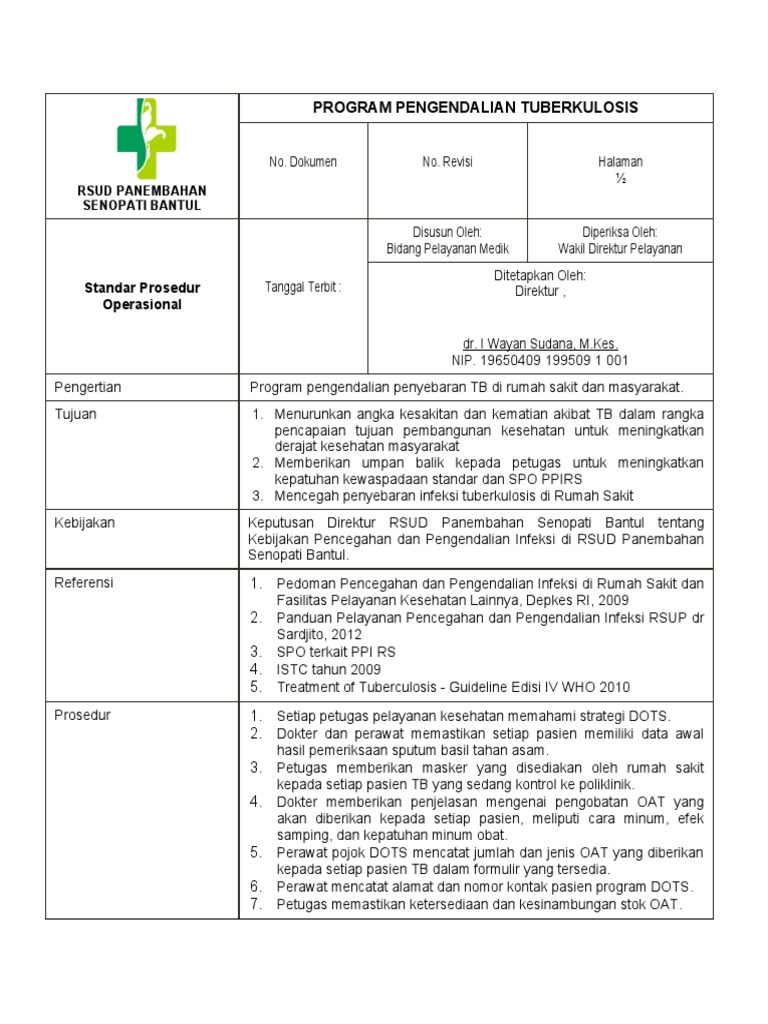 Program Pengendalian Tuberkulosis | PDF