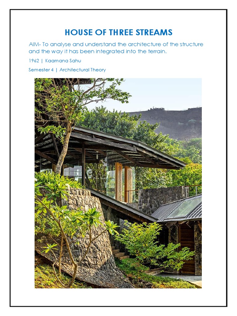House of Three Streams - Malik Architecture | PDF | Architectural ...