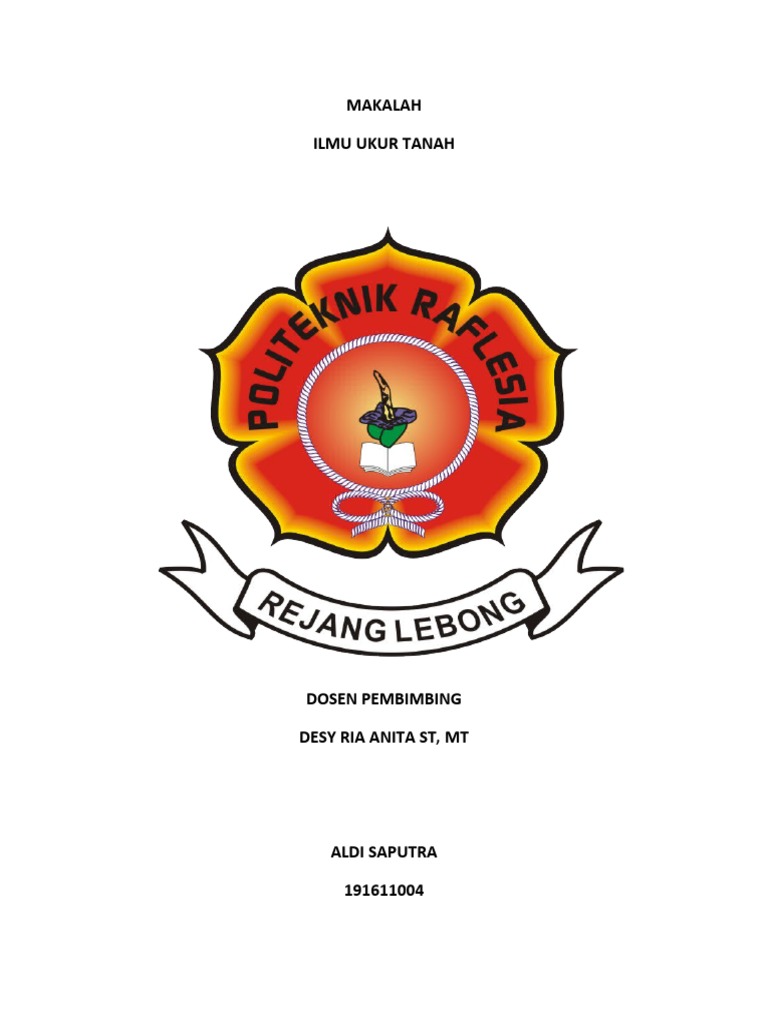 Ruang Lingkup Ilmu Ukur Tanah | PDF | Perjalanan | Metode & Bahan Ajar