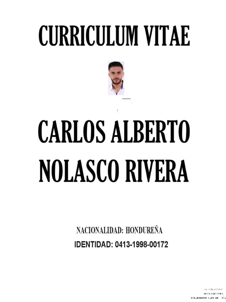 Curriculum Vitae Carlos Alberto-2 | PDF