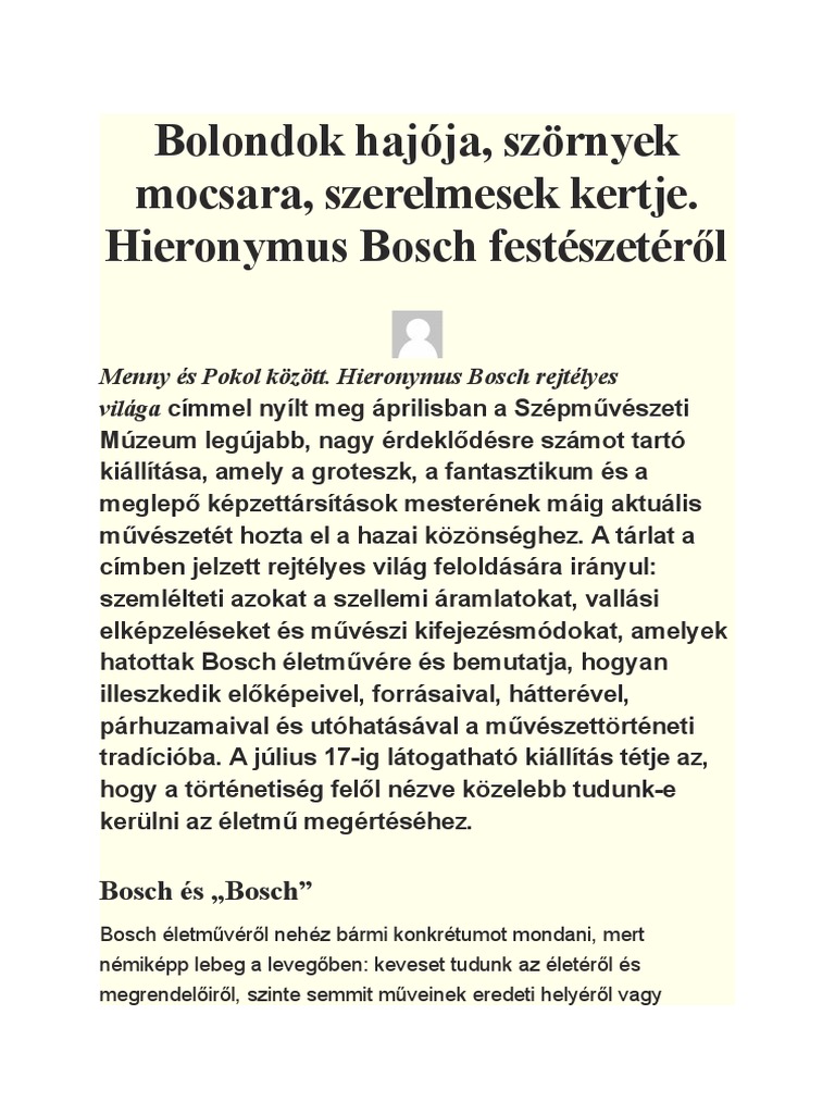Bolondok Hajója | PDF