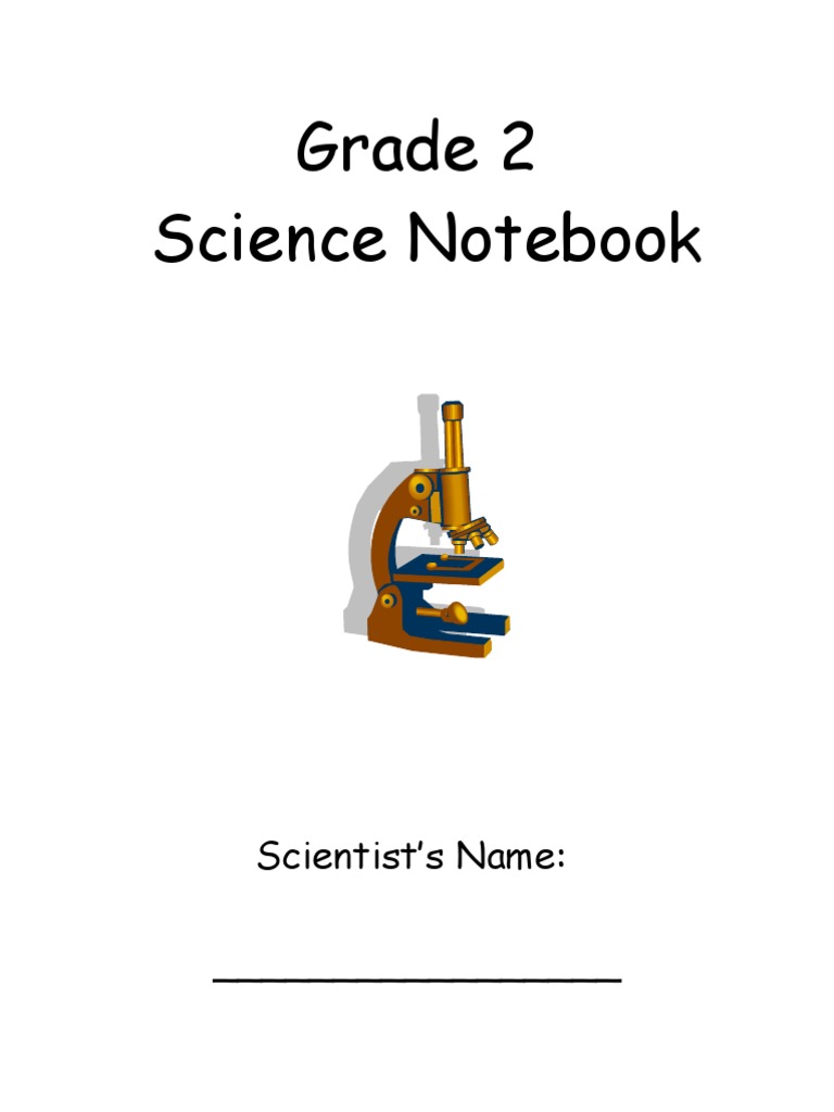 Science Notebook Grade 2 | PDF | Weather | Wound