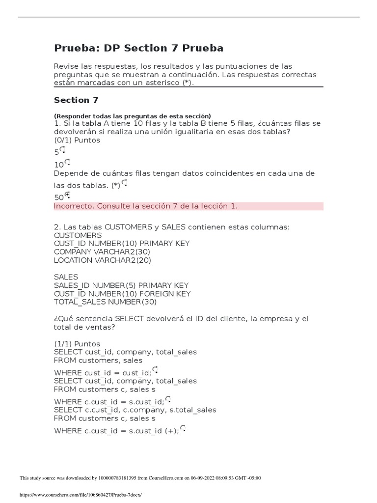 Prueba SQL: Uniones y Consultas | PDF