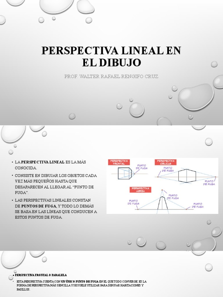 Perspectiva Lineal en El Dibujo | PDF | Perspectiva (Gráfica) | Horizonte