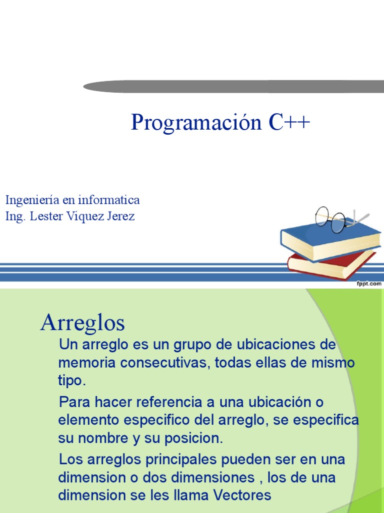 Semana 8 Programacion II C++ Vectores | PDF