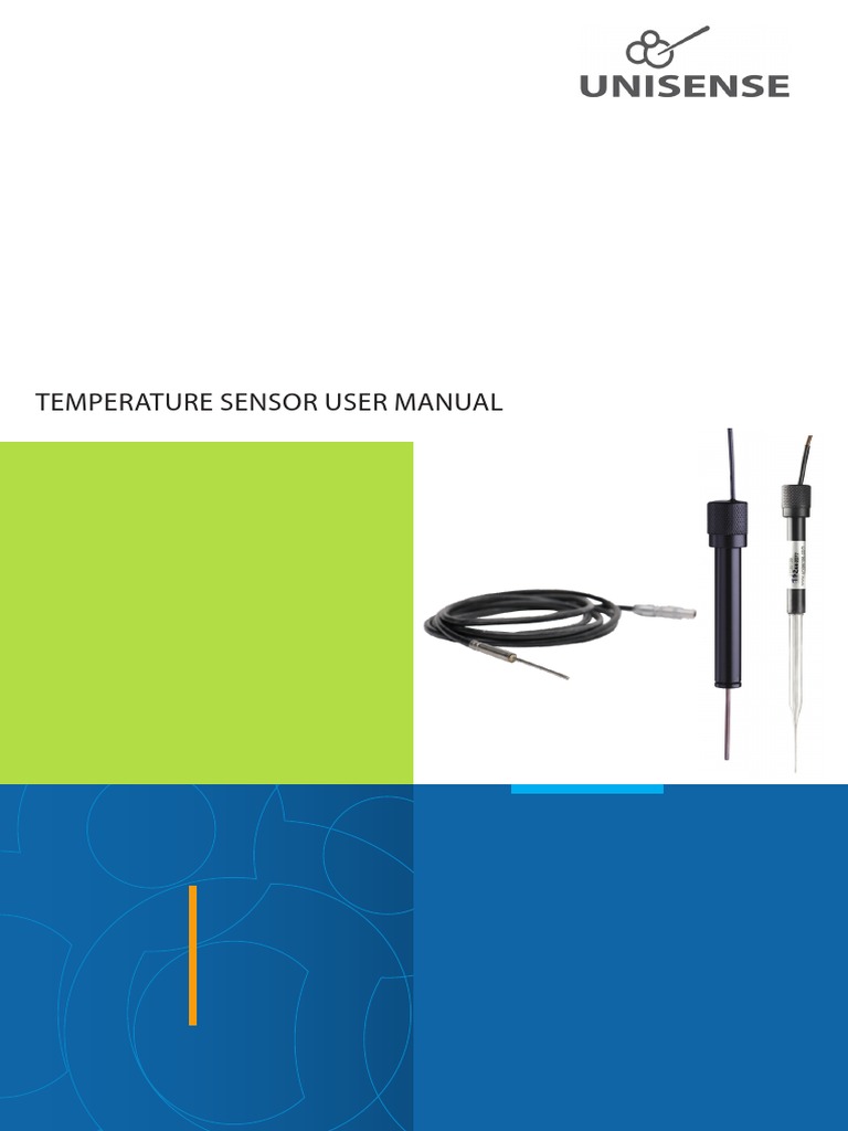 Temperature Sensor Manual | PDF | Sensor | Thermocouple