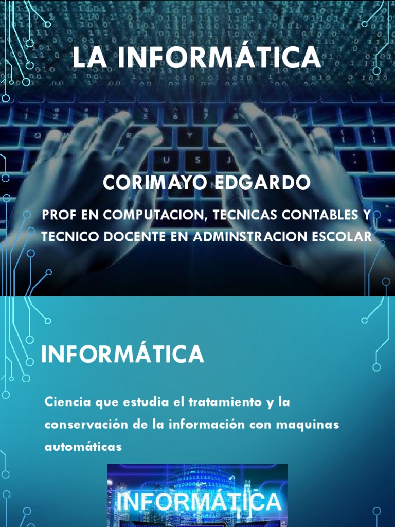 Introduccion A La Informatica | PDF