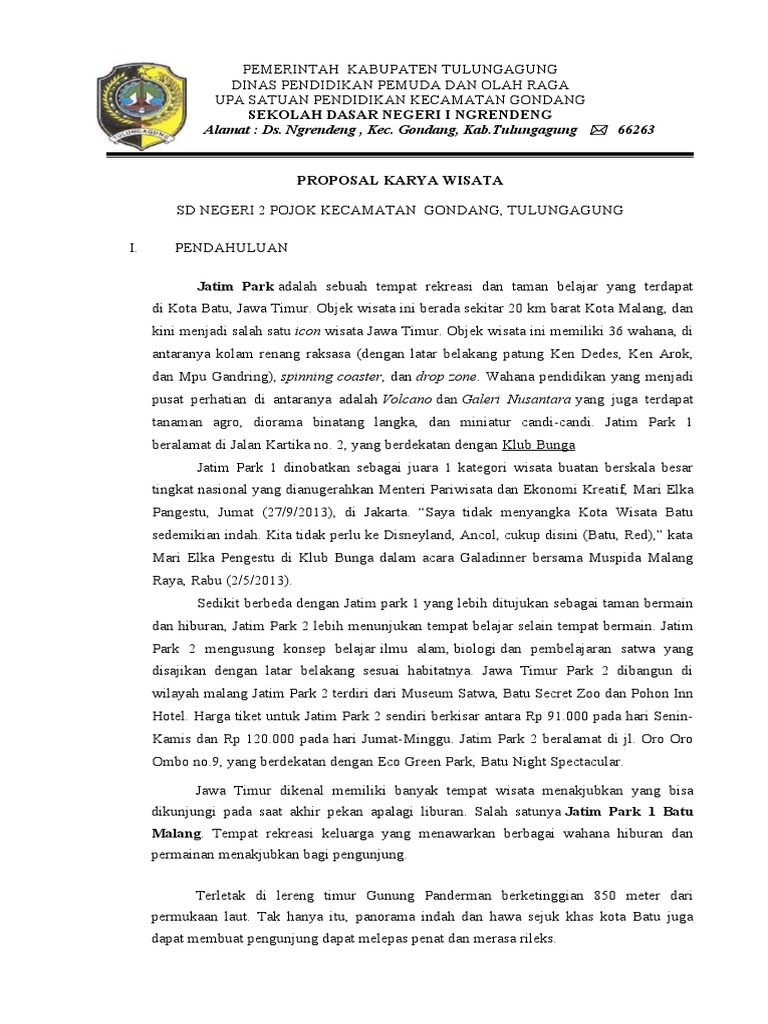 Proposa Jatim Park 1 | PDF