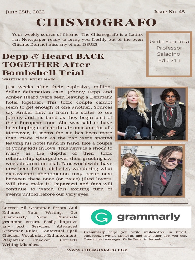 Newspaper Project | PDF