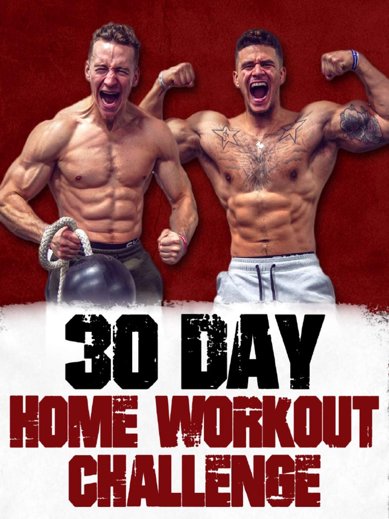 30 Day Home Workout Challenge | PDF | Fat | Carbohydrates