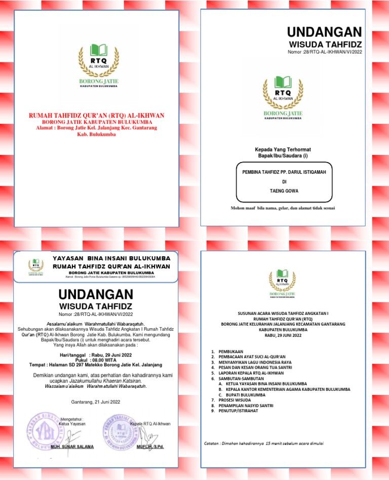 Undangan WISUDA | PDF