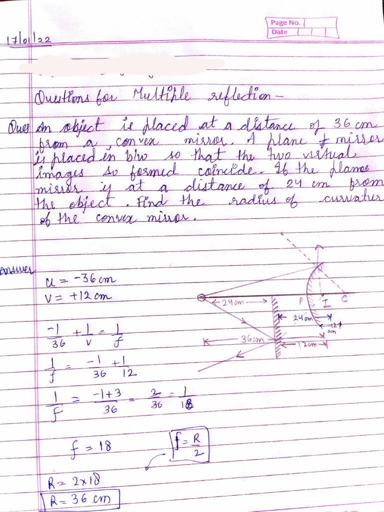 Ray Optics Lecture 4 17-01-22 | PDF