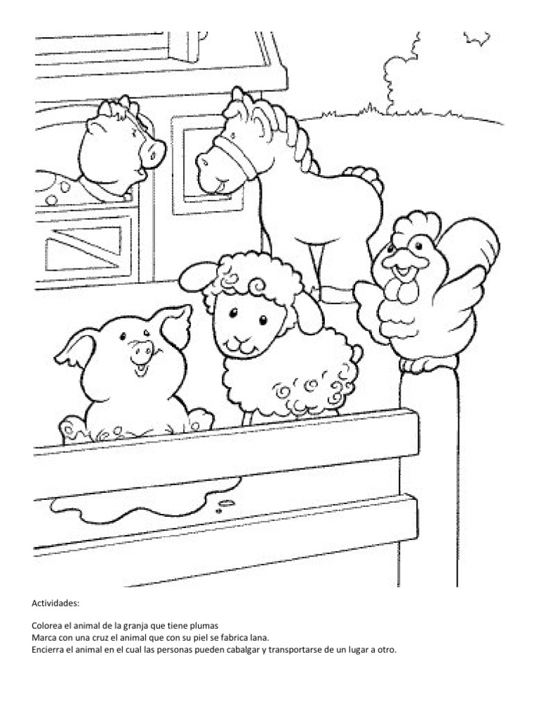 Actividades de granja para preescolar | PDF