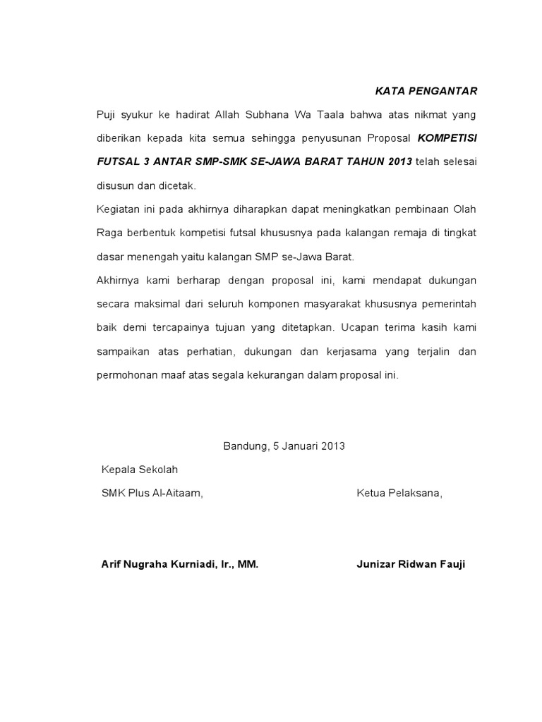 Prop Dar.. Futsal | PDF | Karier & Perkembangan