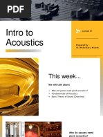 Architectural Acoustics 2 | PDF | Wavelength | Sound