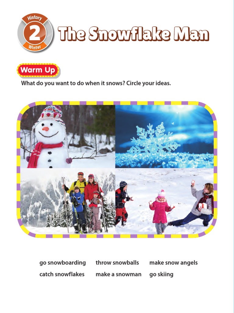 Subject Link Starter 3 - Worksheet 02 - Practice | PDF | Snow