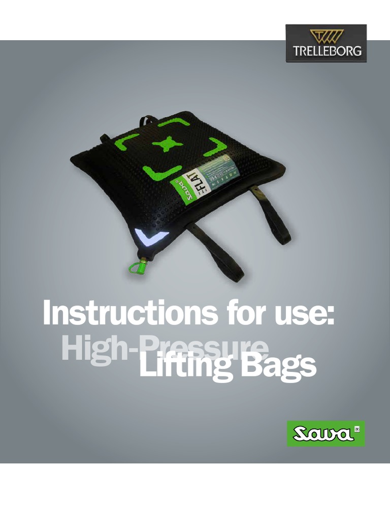 High Pressure Lifting Bags Instructions-En | PDF | Electrical Connector ...