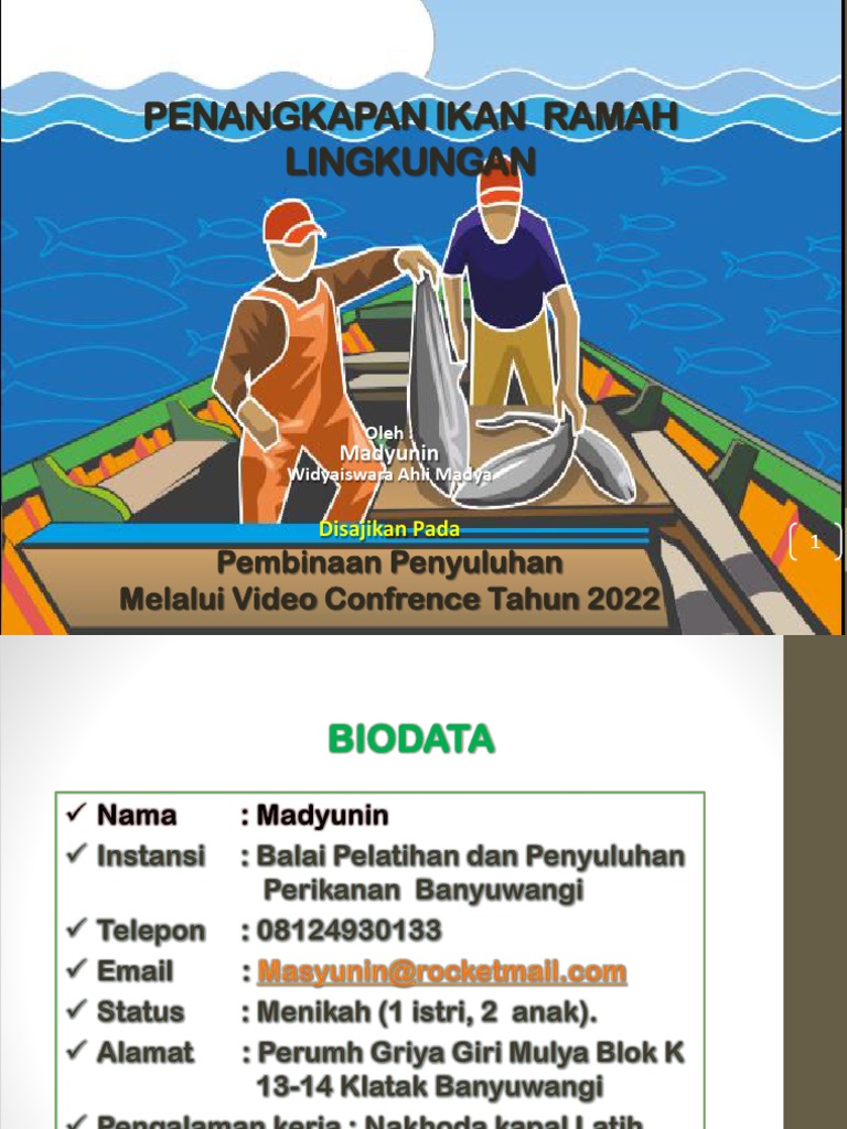 Alat Penangkapan Ikan Ramah Lingkungan | PDF | Griya & Taman ...