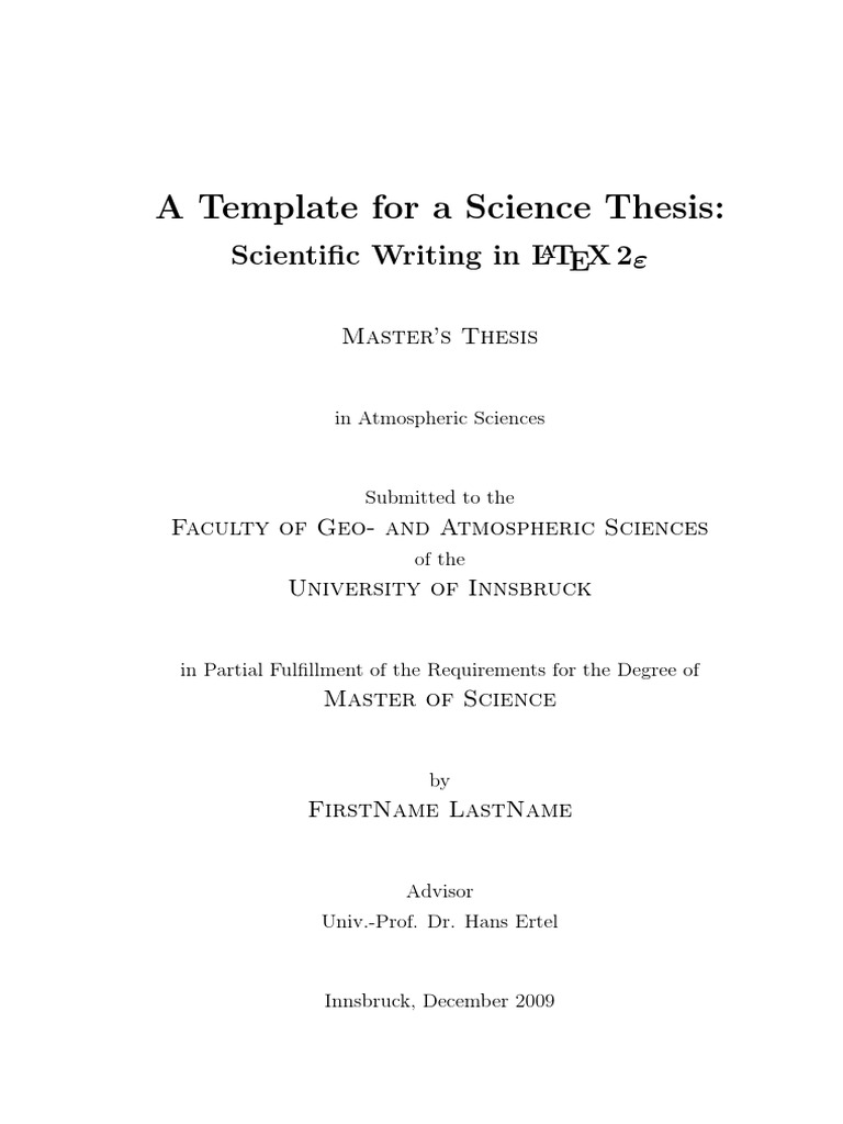 Thesis Template v2.0-1 | PDF | Citation | Thesis
