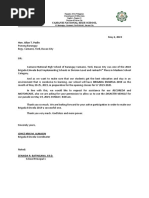 Request Letter For Transpo | PDF