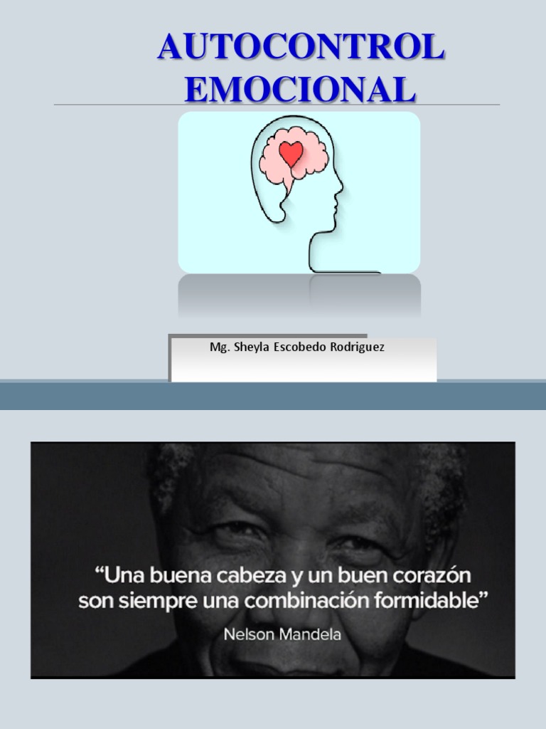 Autocontrol Emocional: Claves y Estrategias | PDF | Las emociones | Ira