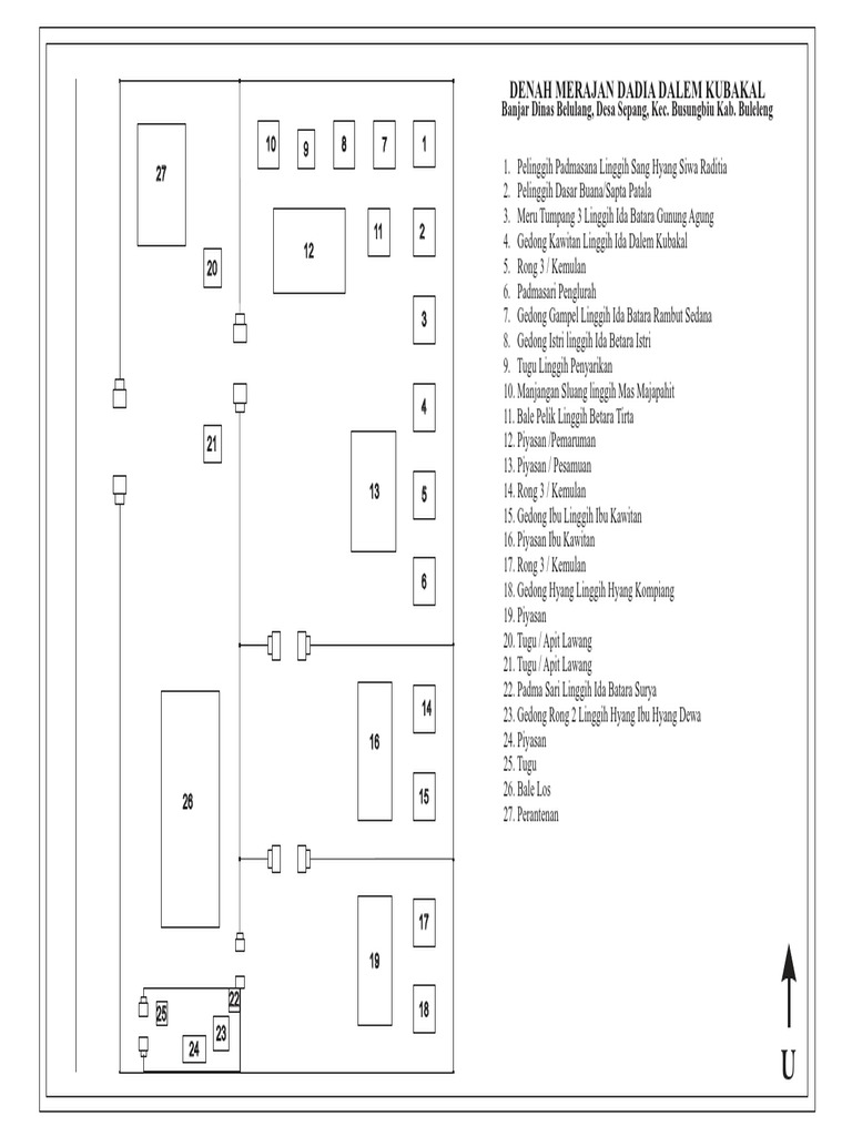 Denah Dadia Sepang-1 | PDF