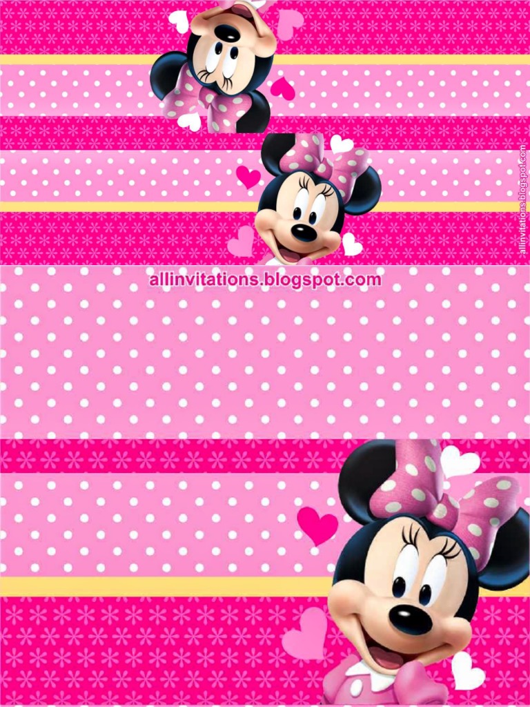 Kit Minnie Mouse Rosa HBG | PDF