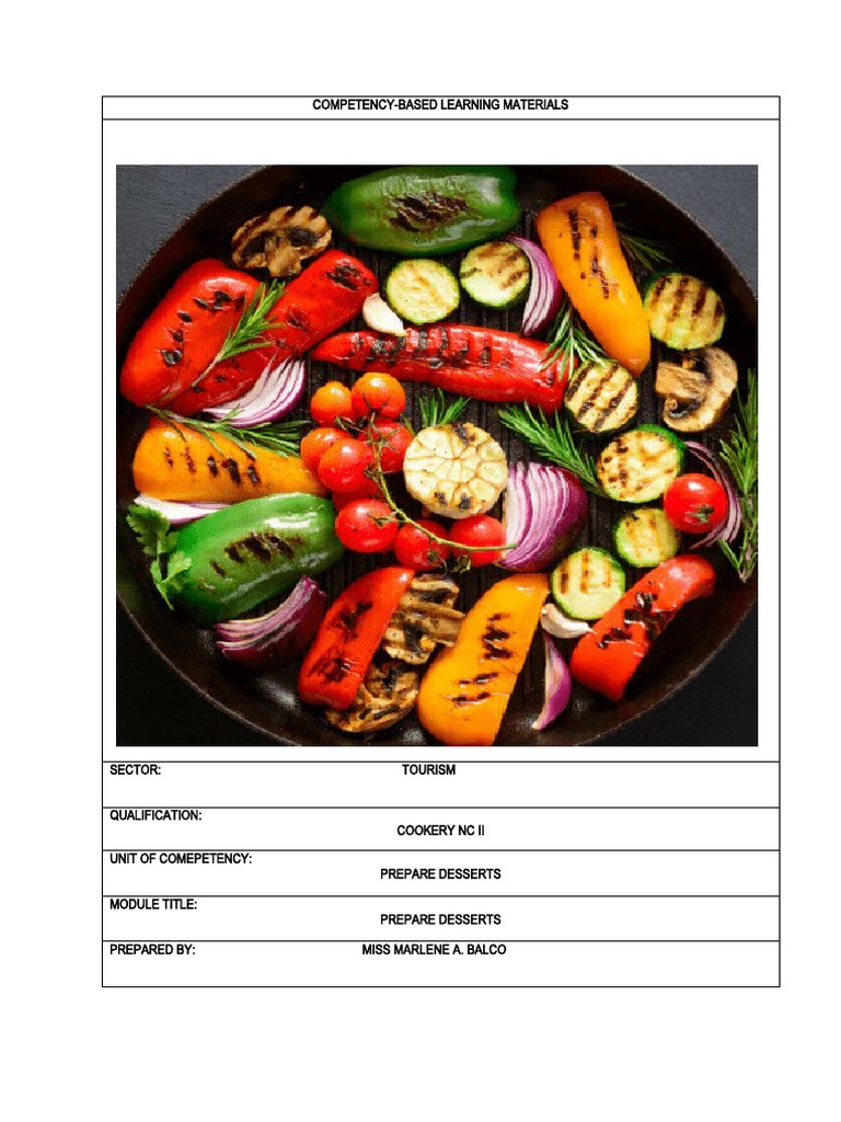 Vegetables CBLM | PDF
