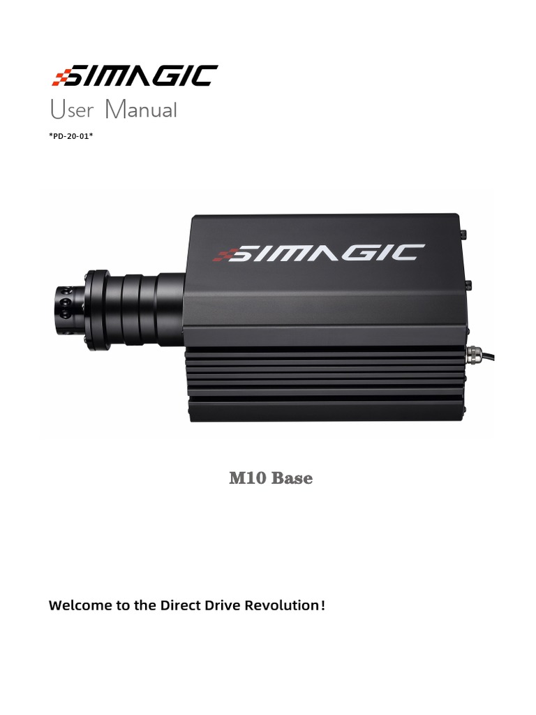 Simagic M10 Base User Manual | PDF | Simulation | Websites