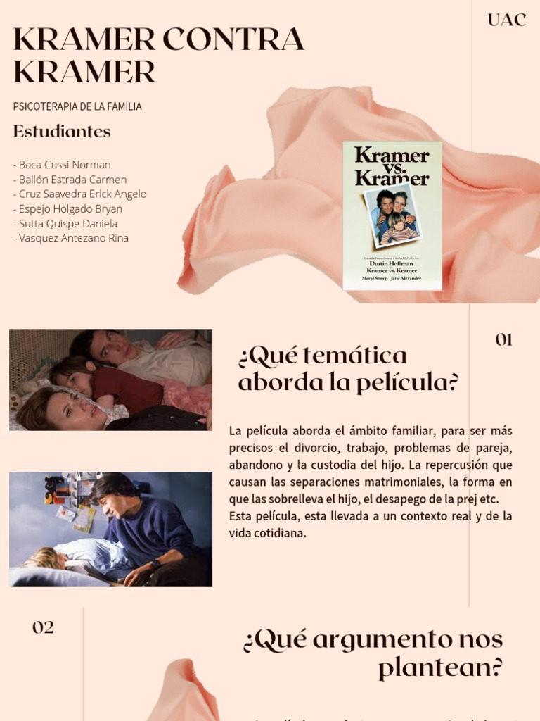 Divorcio y Custodia en "Kramer vs. Kramer" | PDF | Divorcio