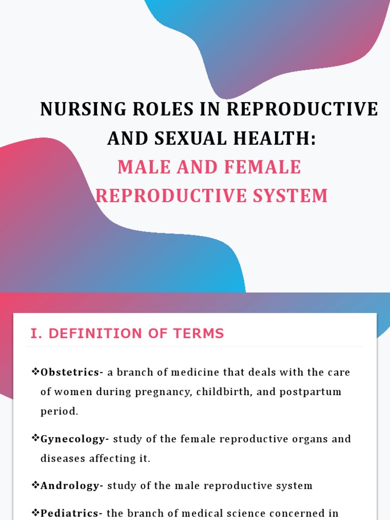 Anatomy and Physiology of the Male and Female Reproductive Systems: A ...