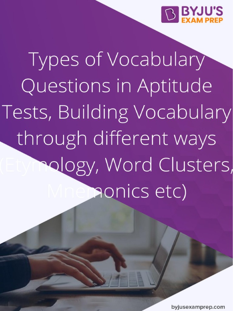 Vocabulary Aptitude Test Insights | PDF