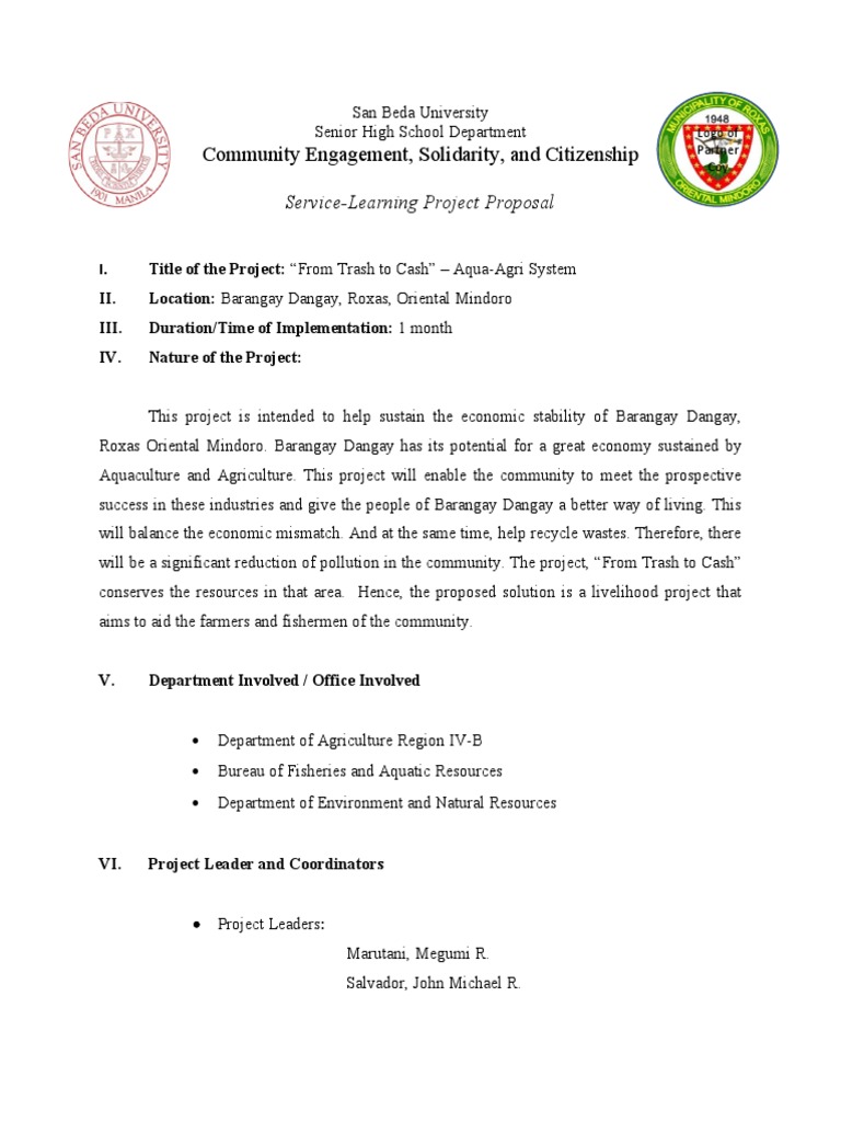 Community Engagement, Solidarity, and Citizenship: Service-Learning ...