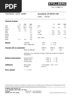 Ladle Lining Refractory Data Sheet | PDF | Refractory | Density