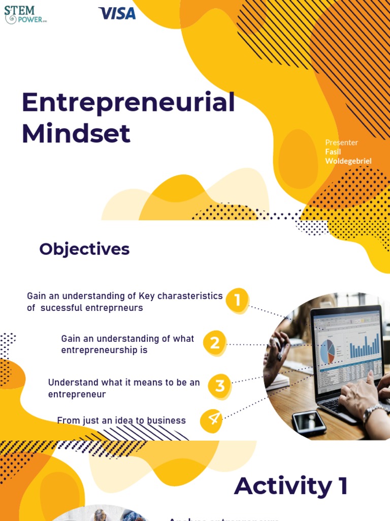 Entrepreneurial Mindset Delivery (Week 1) | PDF | Entrepreneurship ...