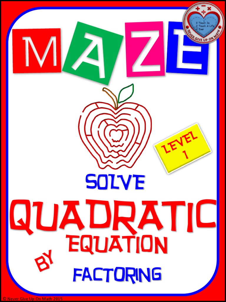 Solve Equation PDF