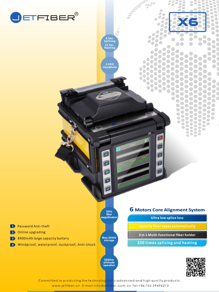 Jetfiber X6 EN V1.1 | PDF