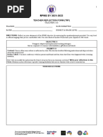 Complete TRF Reviewer | PDF | Educational Assessment | Teachers