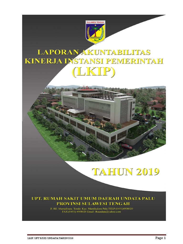Lakip Rsud Undata Tahun 2019 | PDF